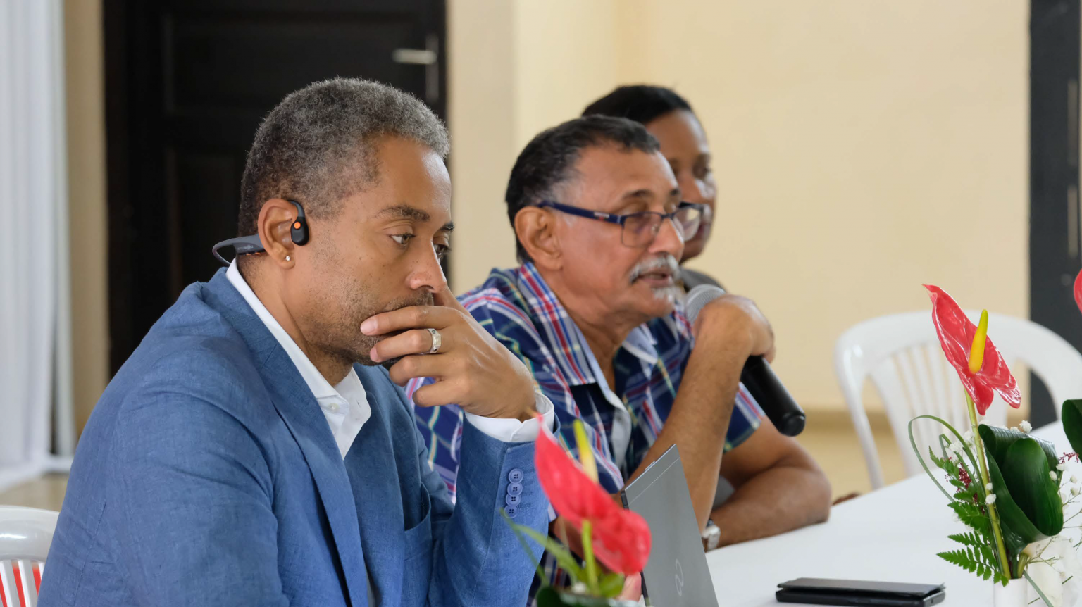 Eric CHENUT en visite en Guyane - Mutualité Française Guyane